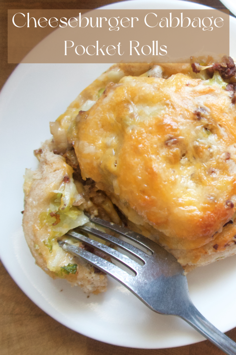 Fantastic Cheeseburger Cabbage Pocket Rolls - Our Herd of Turtles