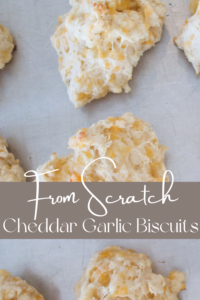 From Scratch Cheddar Garlic Biscuits - Our Herd of Turtles