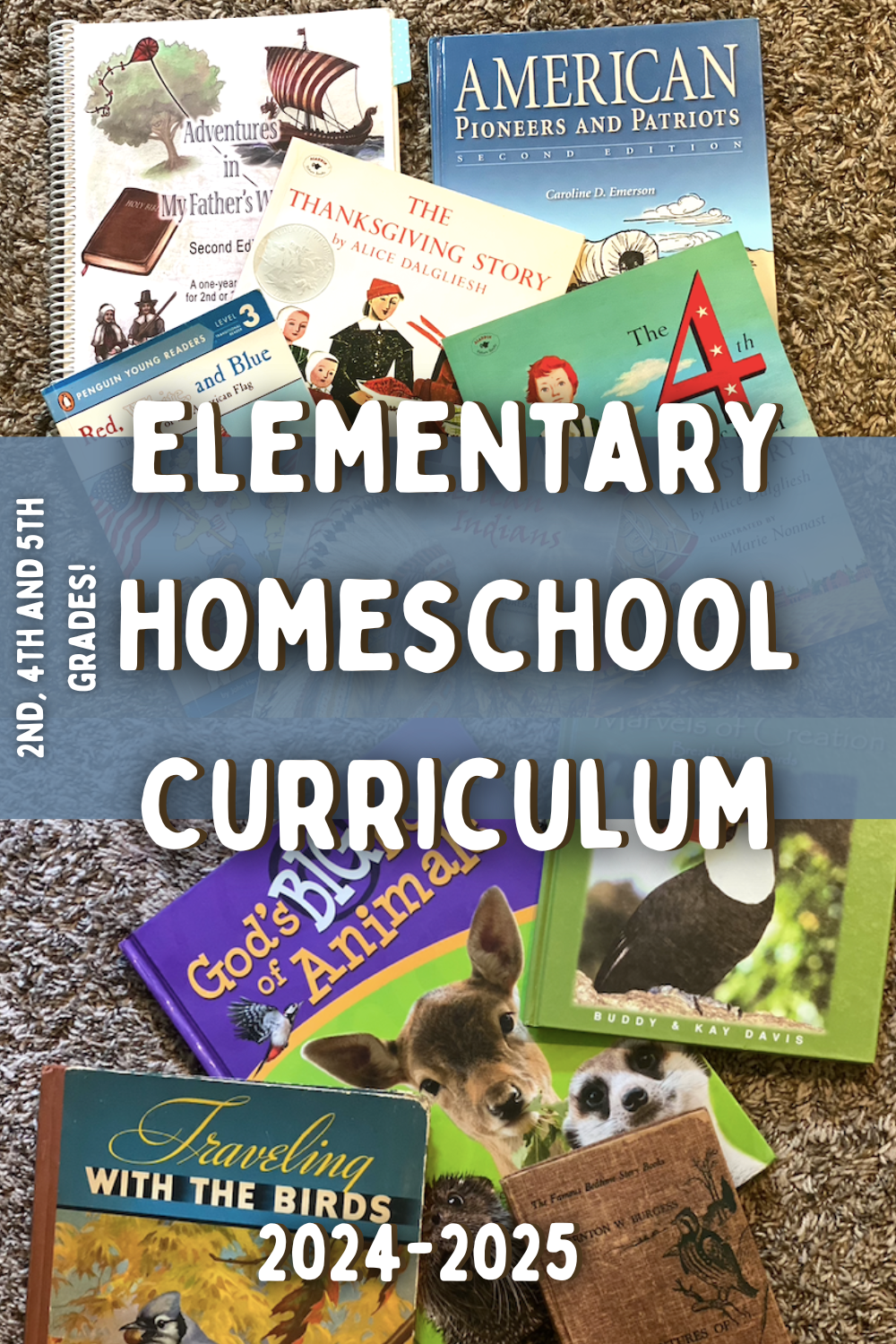 2024-2025 Elementary Homeschool Curriculum Choices - Our Herd of Turtles