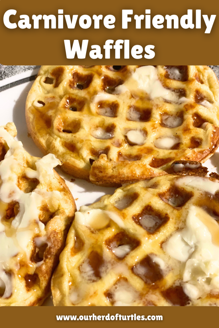 Easy and Delicious Carnivore Waffles Recipe! - Our Herd of Turtles