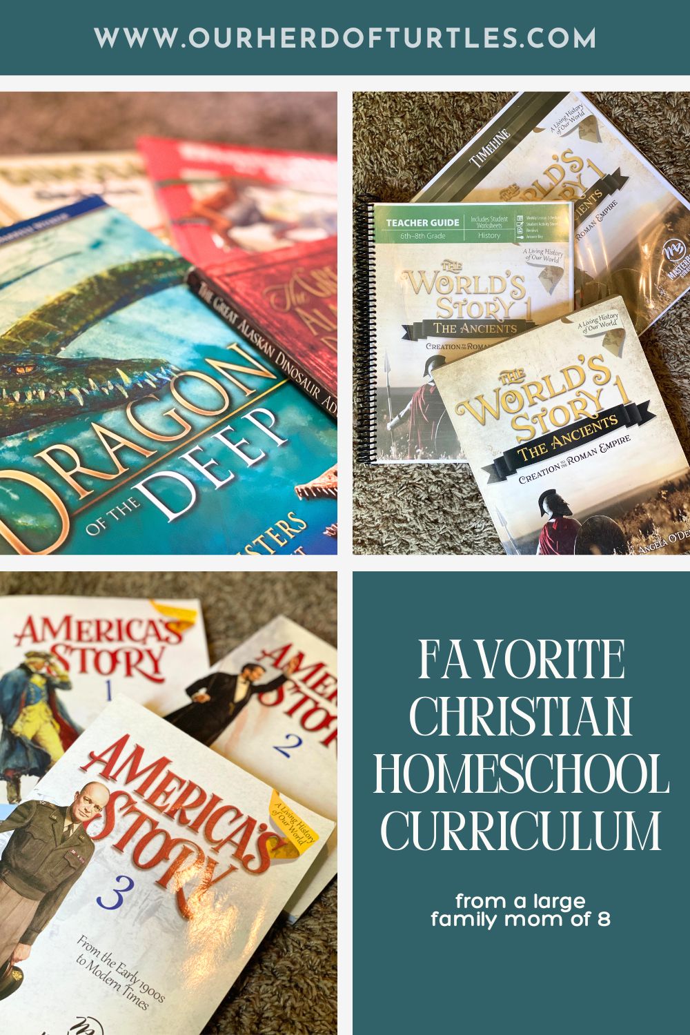 My FAVORITE Christian Homeschool Curriculum - Our Herd of Turtles